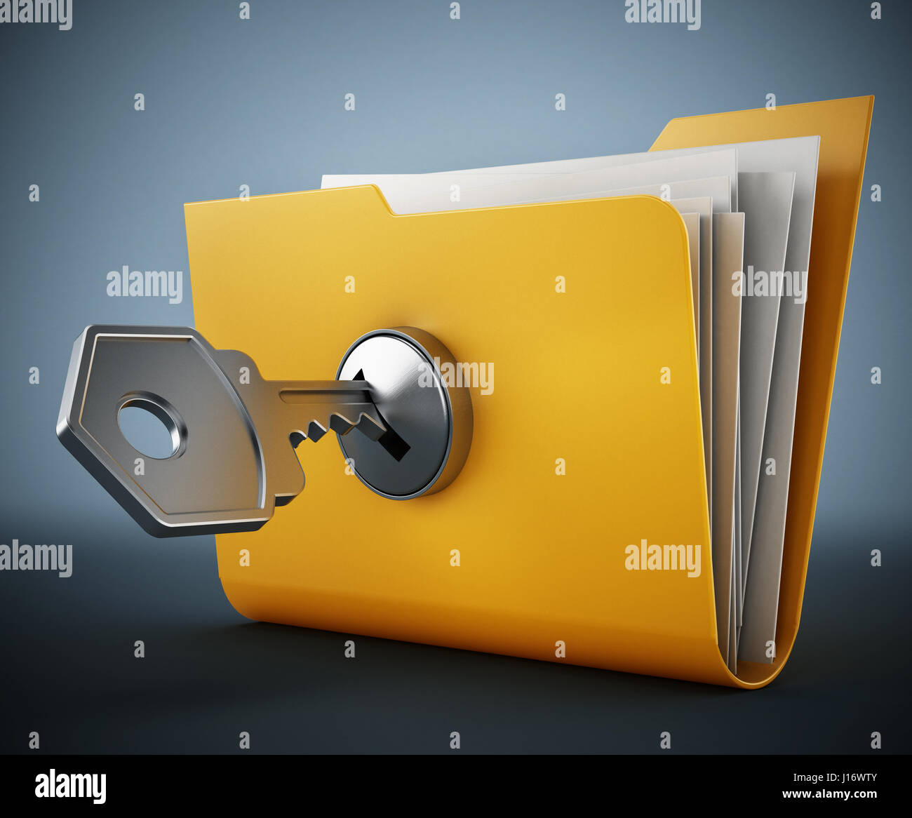 Locked folder icon hi-res stock photography and images - Alamy