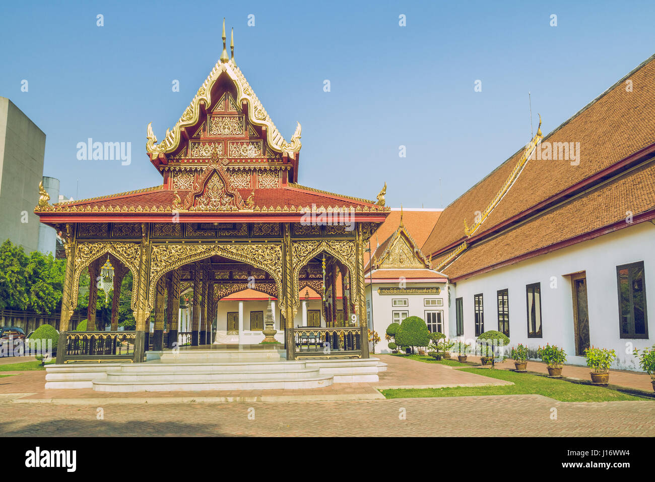 Beautiful Thailand Atmosphere and nature. Suny day in Bankok Stock ...