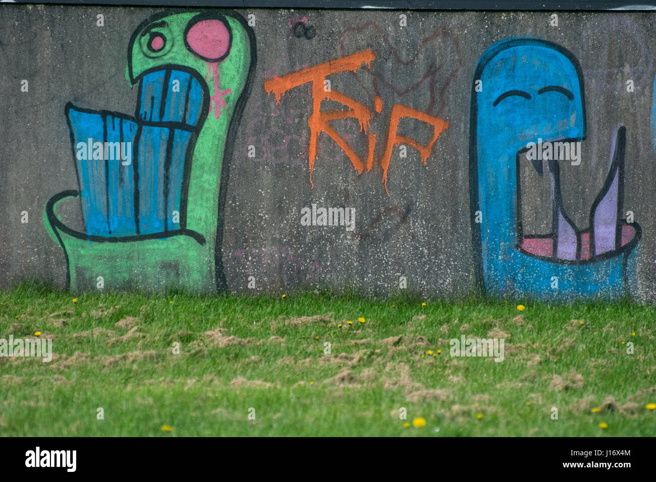 Psychedelic wall art hi-res stock photography and images - Alamy