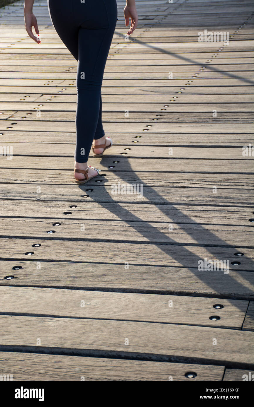 Woman's legs and rear view hi-res stock photography and images - Alamy