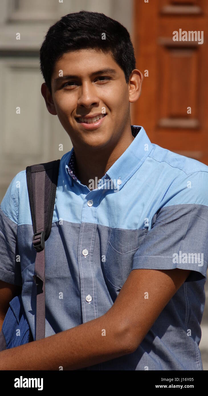 Male College Student Stock Photo - Alamy