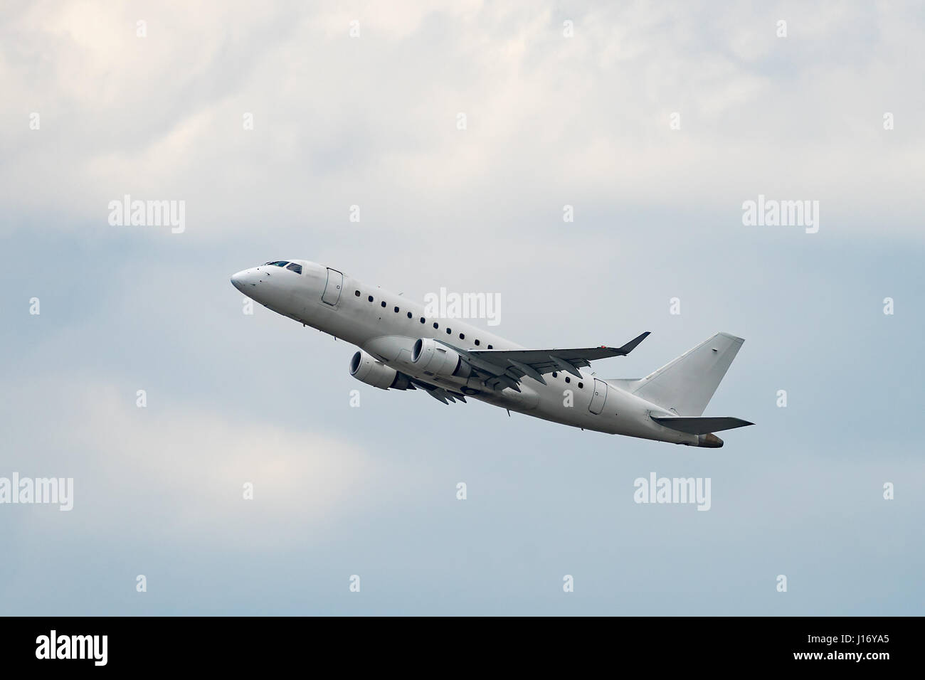 Airplane taking off from the Airport Stock Photo - Alamy