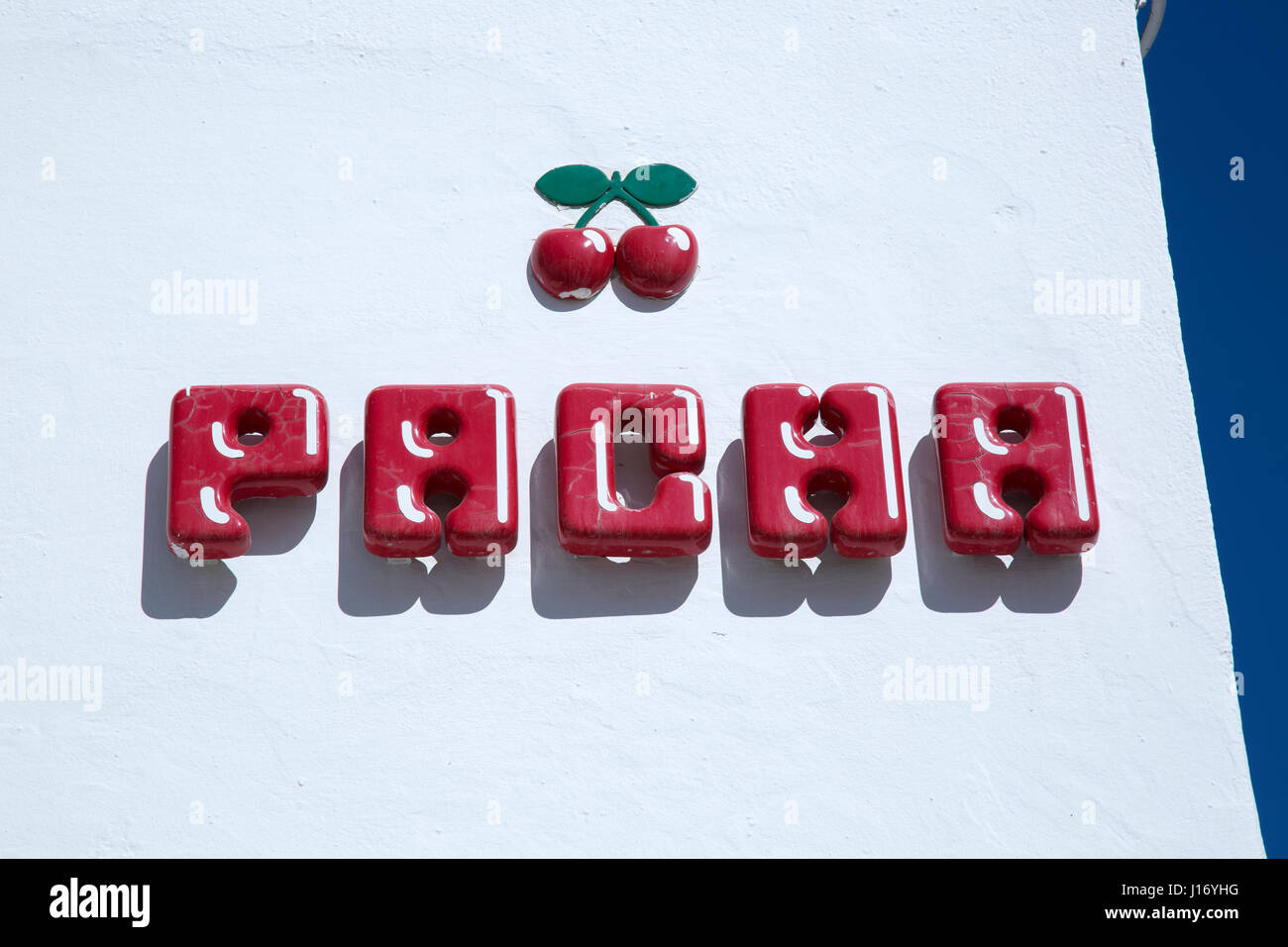 Pacha Nightclub Sign, Ibiza, Spain Stock Photo - Alamy