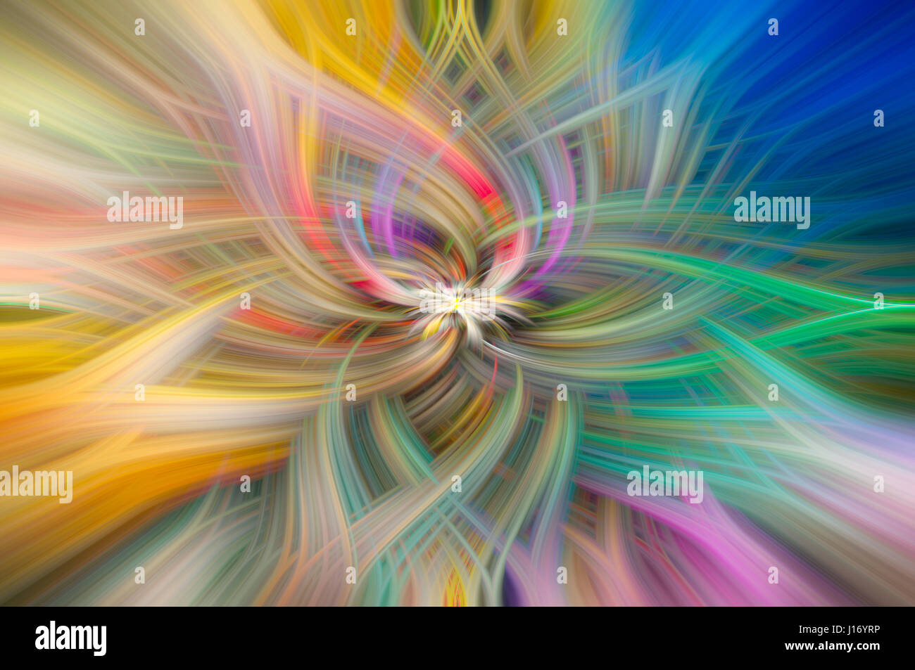 Colorful flowing lines swirling and mixing together Stock Photo - Alamy
