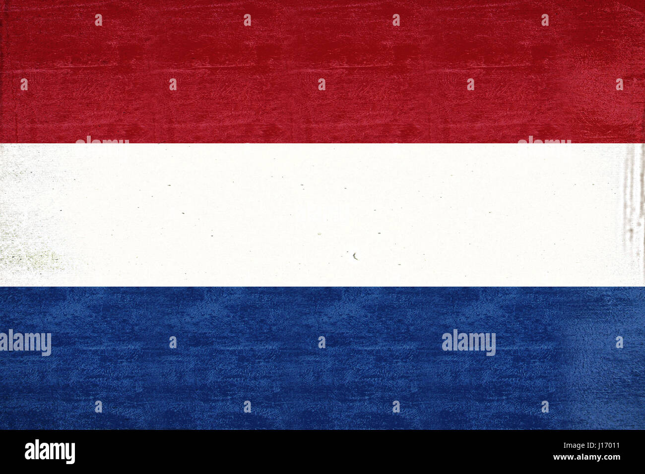 Illustration of the Flag of The Netherlands with a grunge look Stock ...