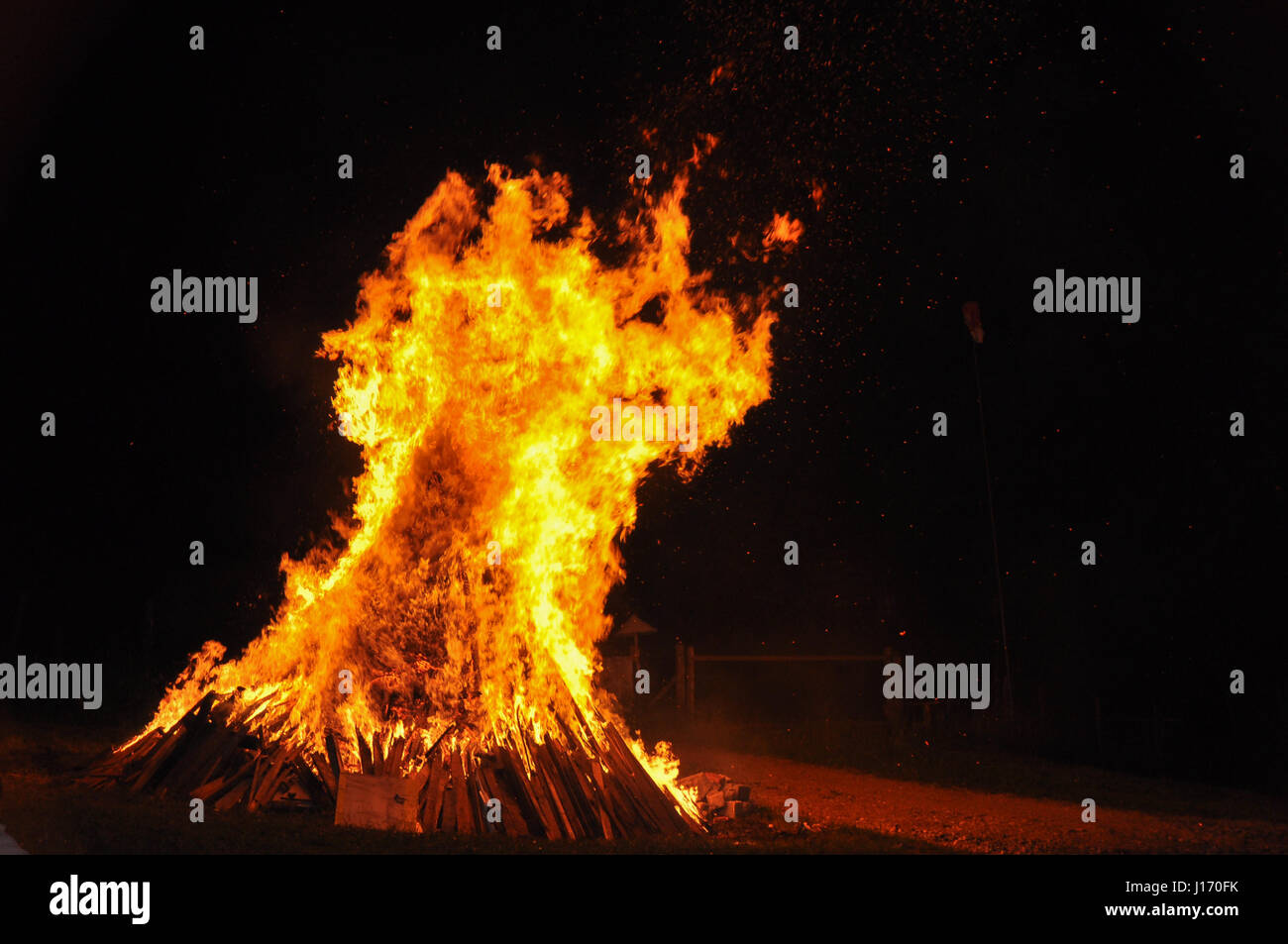 hot dangerous fire Stock Photo - Alamy