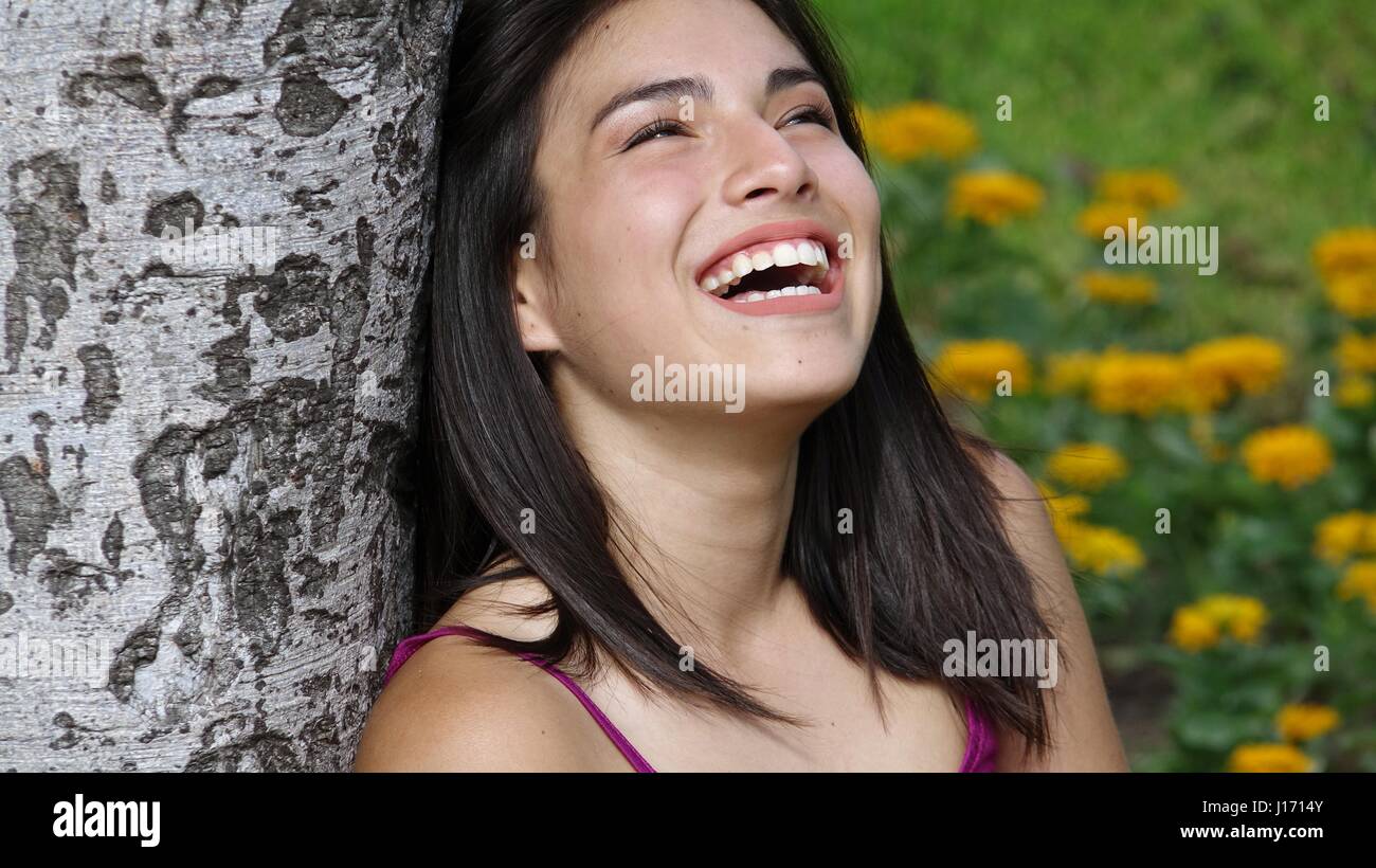 Laughter And Excitement Stock Photo - Alamy