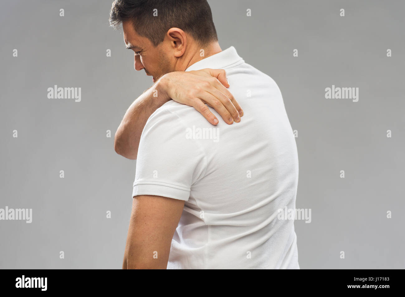 Upper back pain hi-res stock photography and images - Alamy
