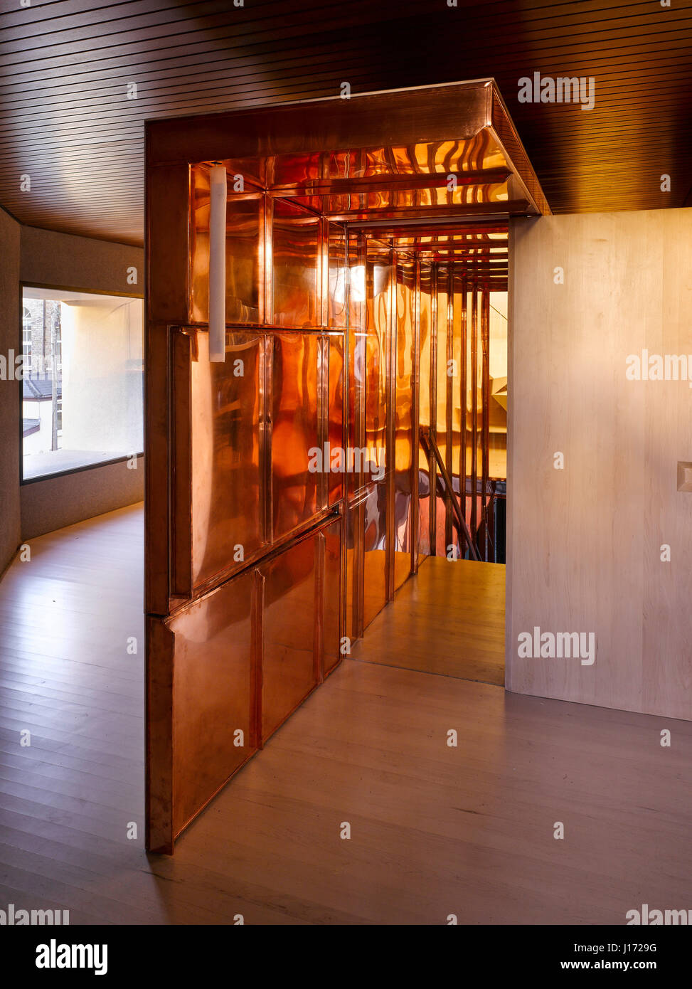 Interior view copper staircase hi-res stock photography and images - Alamy