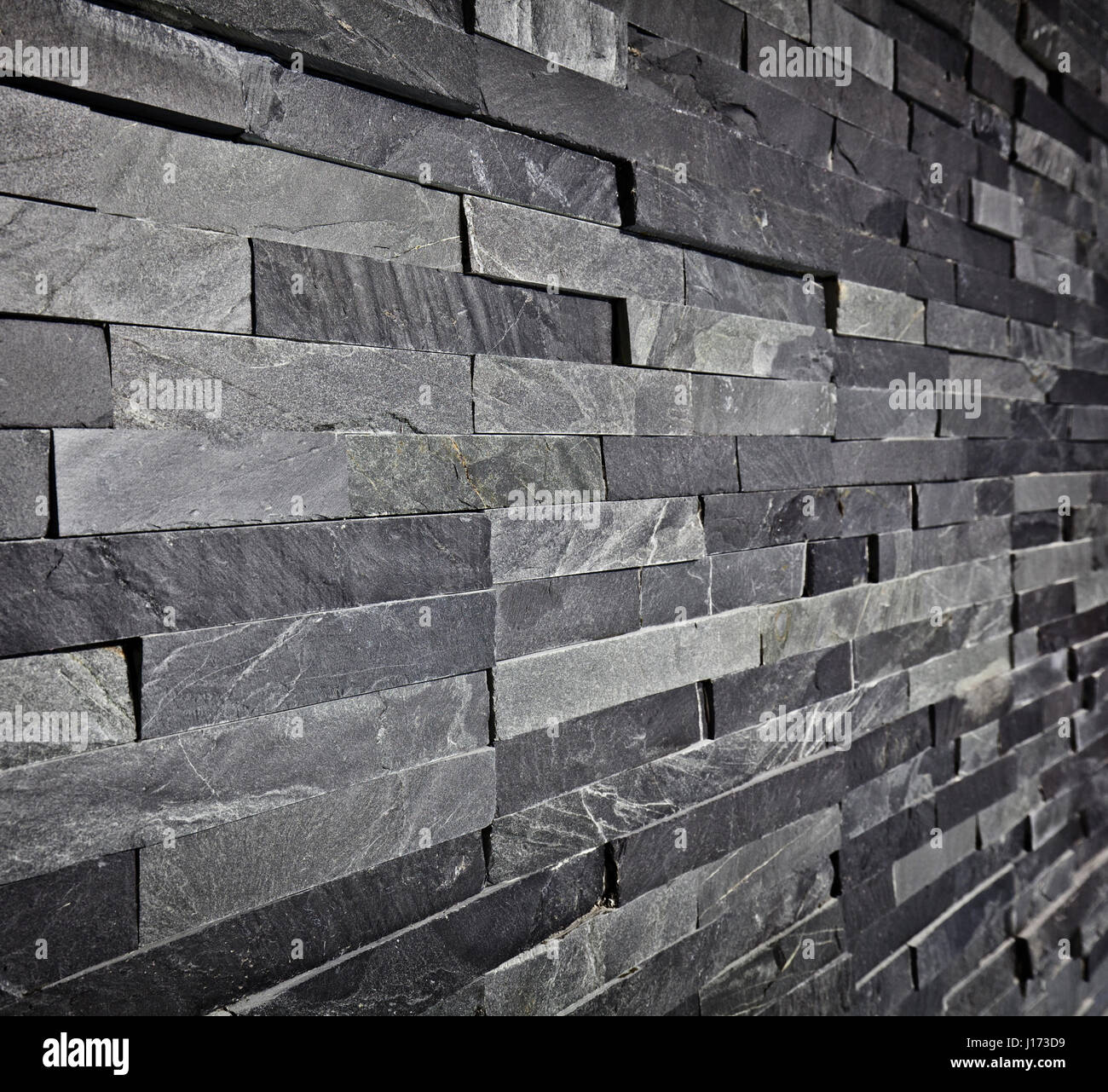 real slate brick interior wall background Stock Photo - Alamy