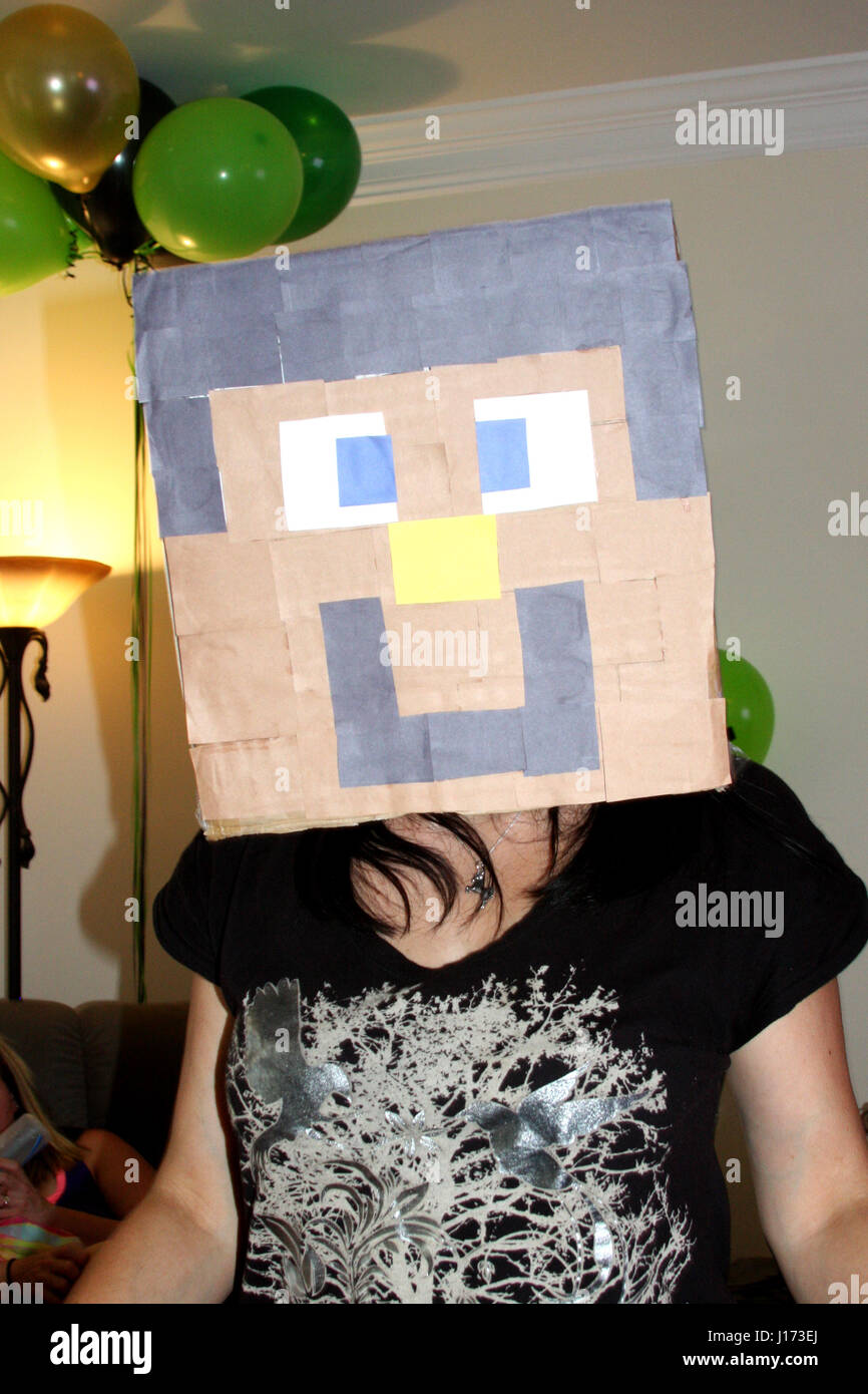 Minecraft Villager Head Costume