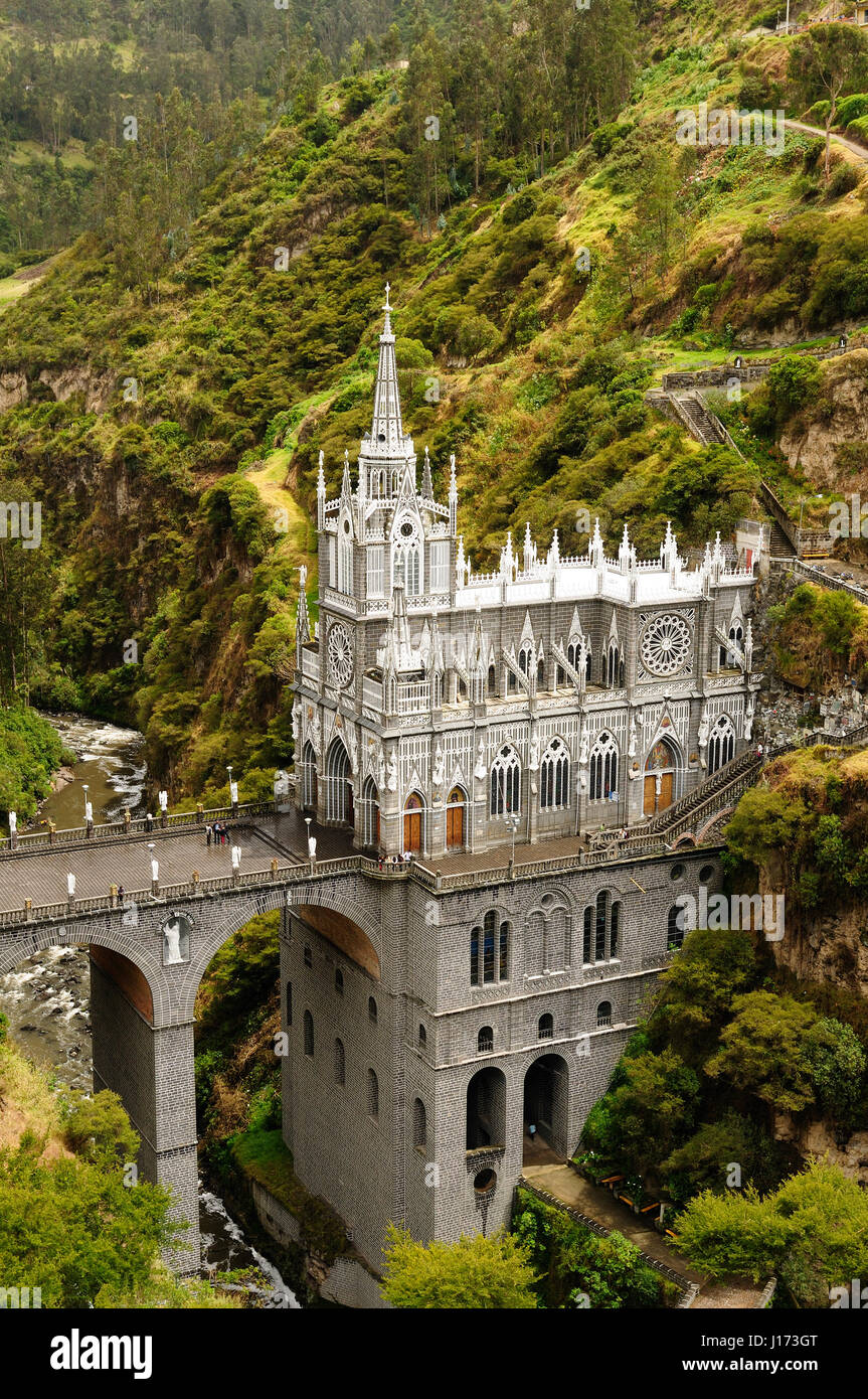 One of the most beautiful churches in the world. Sanctuary Las Lajas ...
