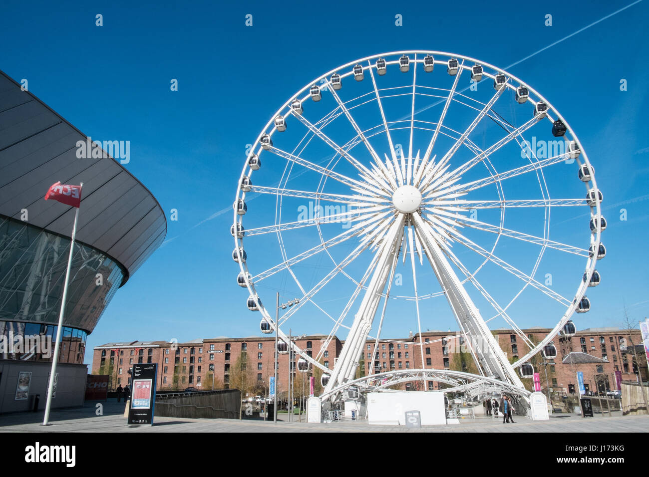 Liverpool Echo,Arena,ferris,wheel,Liverpool,Merseyside,England,UNESCO ...