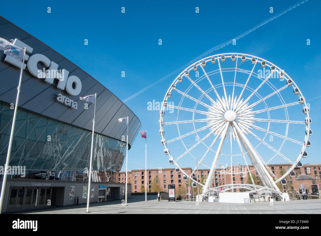 Liverpool Echo,Arena,ferris,wheel,Liverpool,Merseyside,England,UNESCO ...