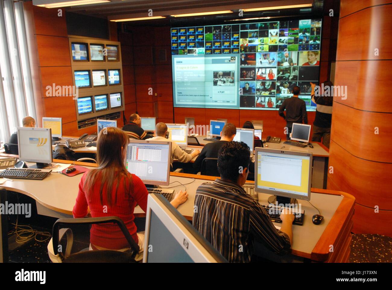 Milan (Italy), headquarters of Fastweb, main operator in broadband ...