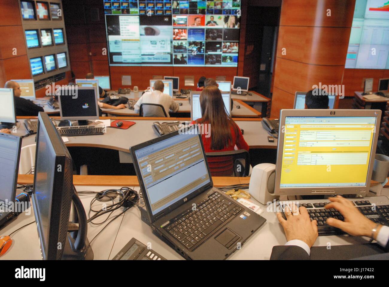 Milan (Italy), headquarters of Fastweb, main operator in broadband ...