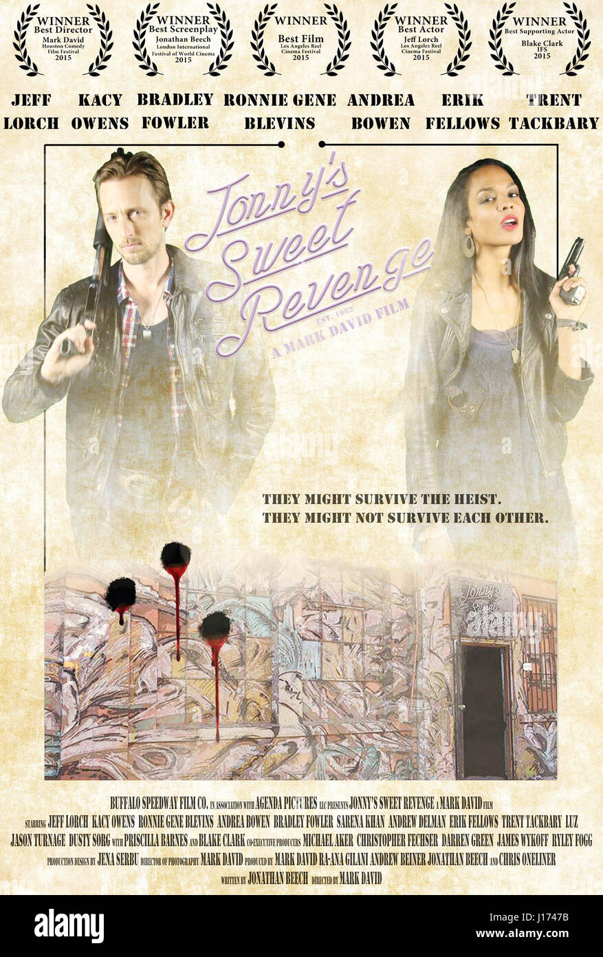 JONNY'S SWEET REVENGE, poster, from left: Jeff Lorch, Kacy Owens, 2017 ...