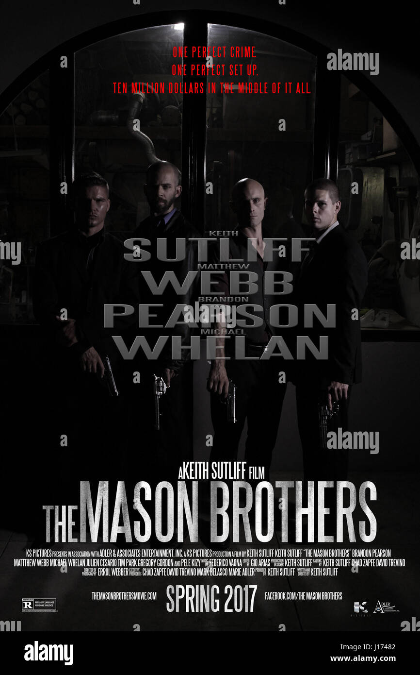 THE MASON BROTHERS, US poster, l-r: Michael Ryan Whelan, Brandon Sean ...