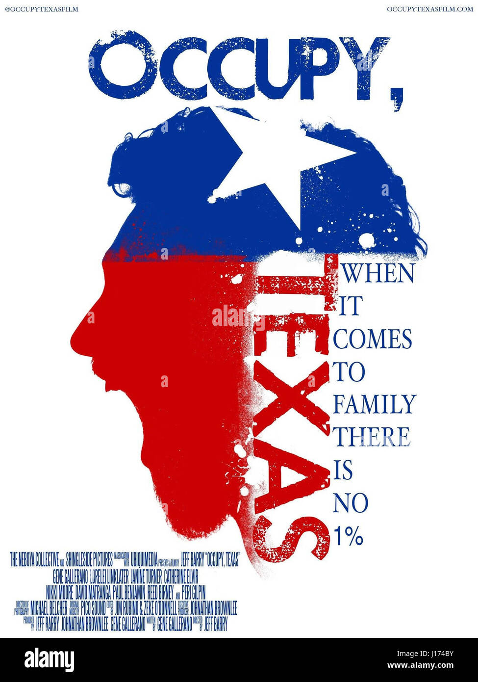 OCCUPY, TEXAS, US poster, 2016. © Shingleside Pictures /Courtesy ...