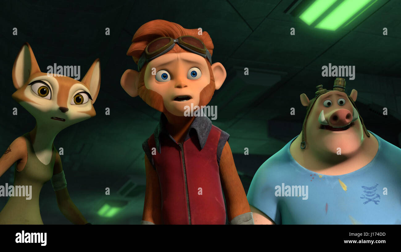 SPARK: A SPACE TAIL, US l-r: Vix (voice: Jessica Biel), Spark (voice ...
