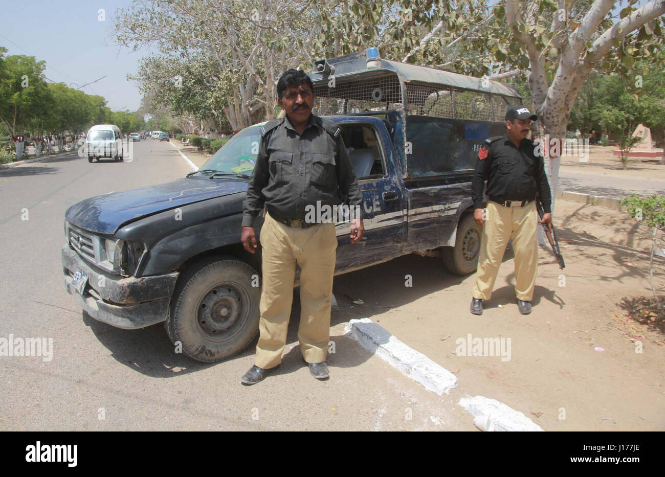 Police has been deployed at Karachi University as the Rangers has been ...