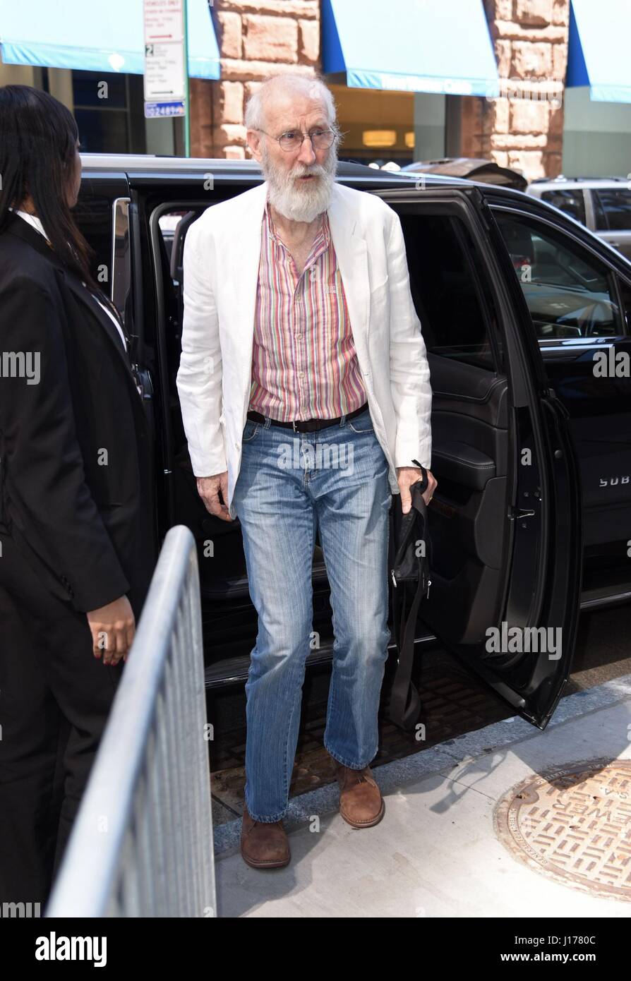 New York, NY, USA. 18th Apr, 2017. James Cromwell out and about for ...