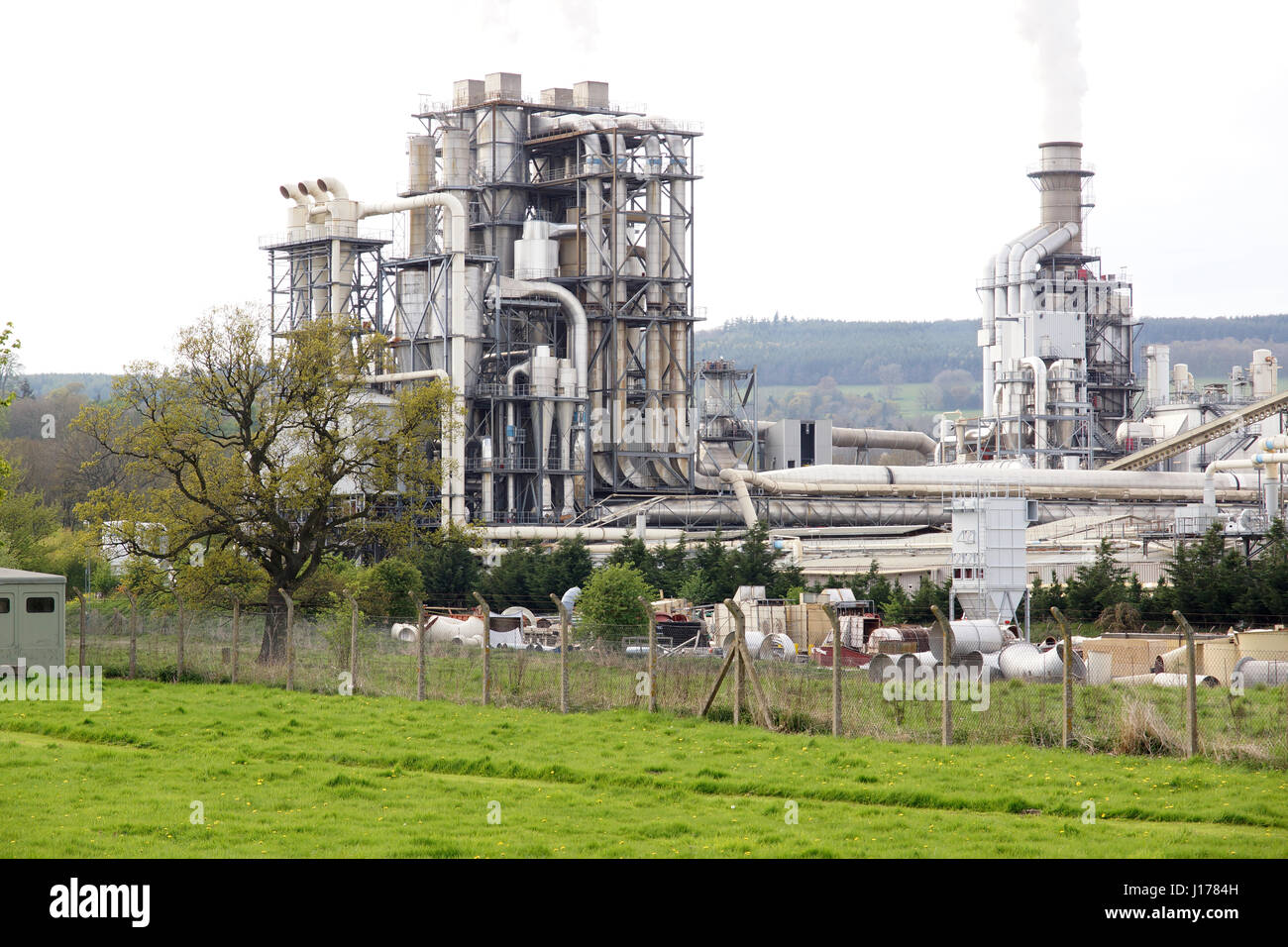 MDF and chipboard factory in Chirk North East Wales owned by the ...