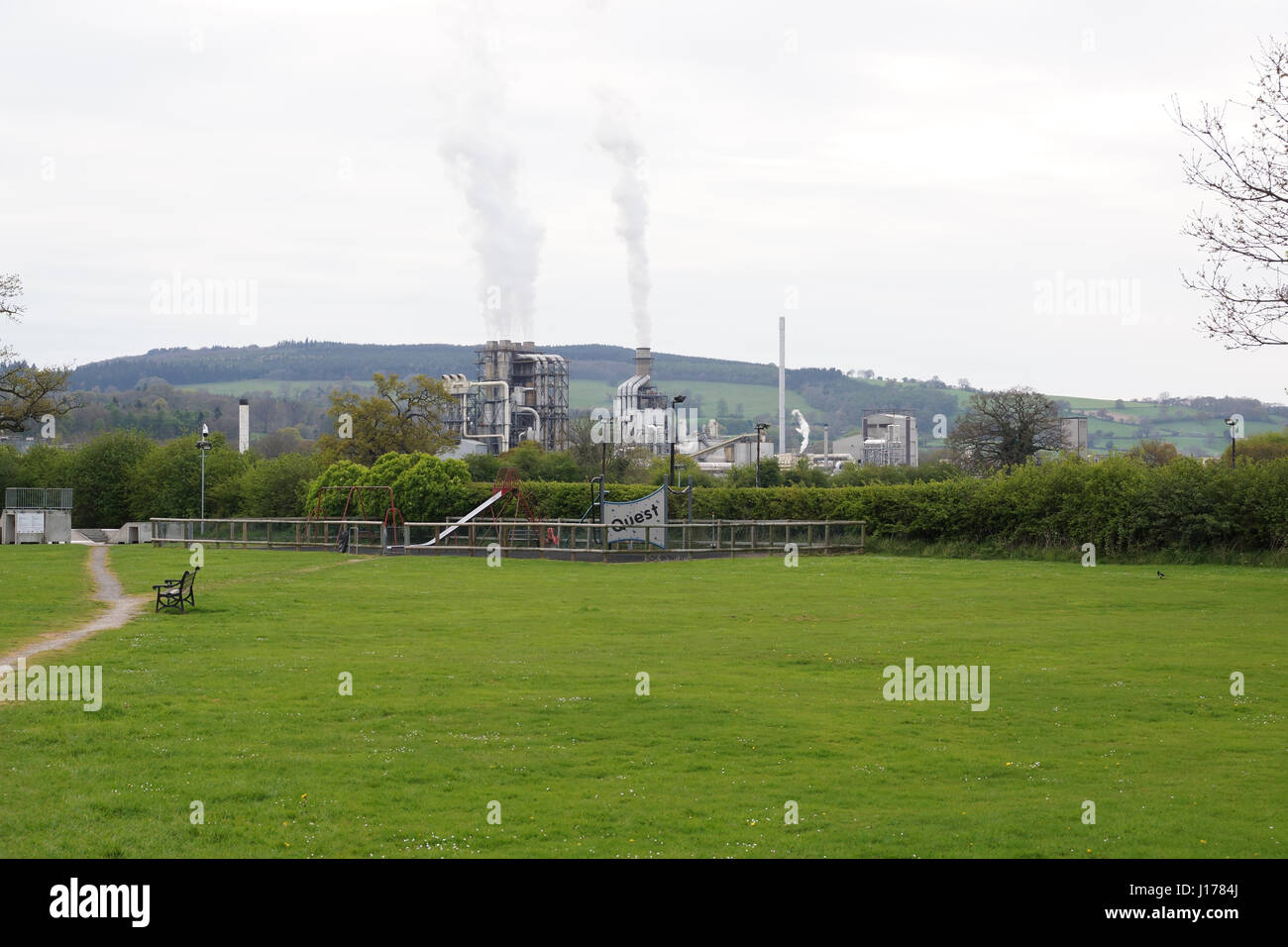 MDF and chipboard factory in Chirk North East Wales owned by the ...