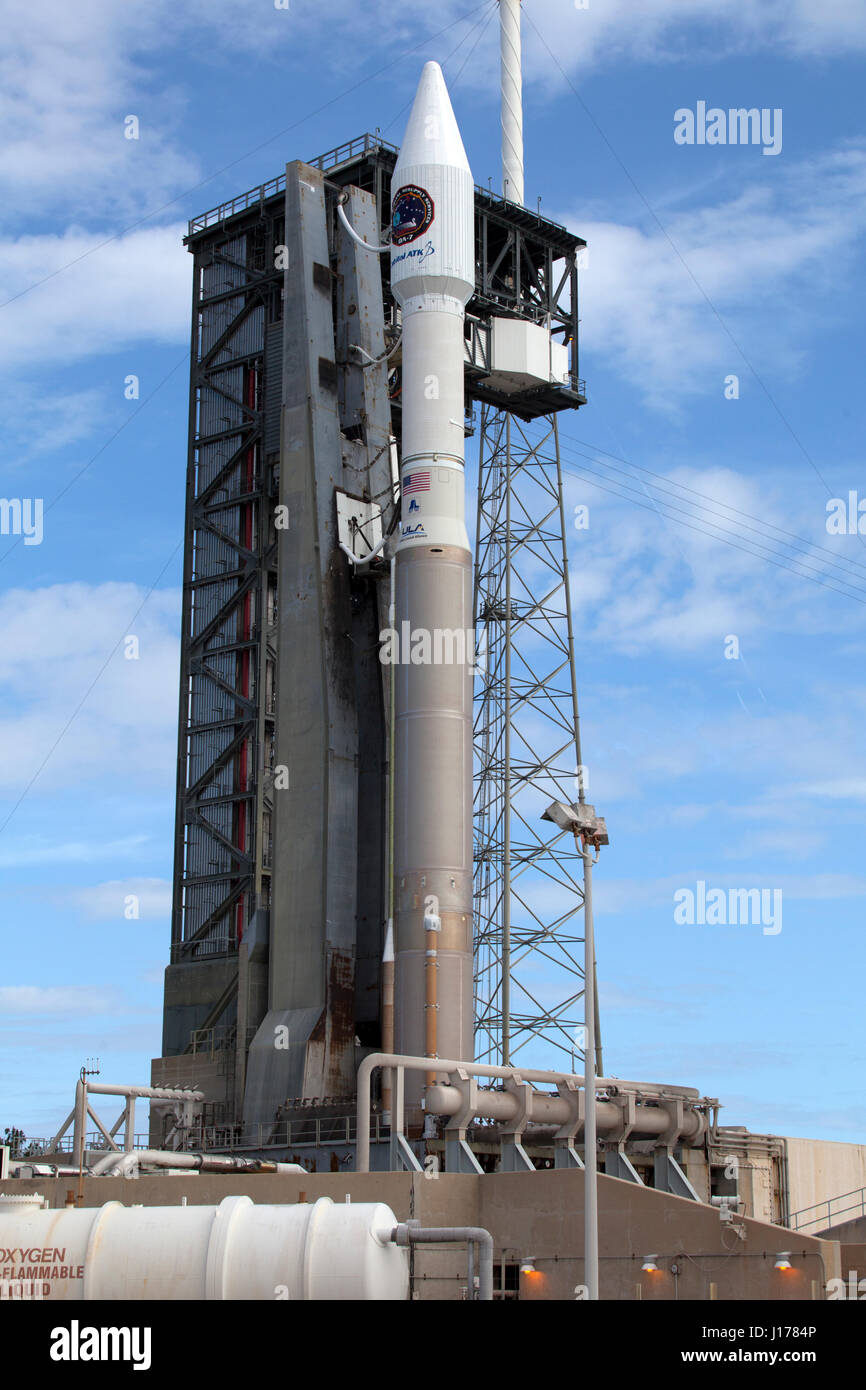 The United Launch Alliance Delta V rocket with the Orbital ATK Cygnus ...