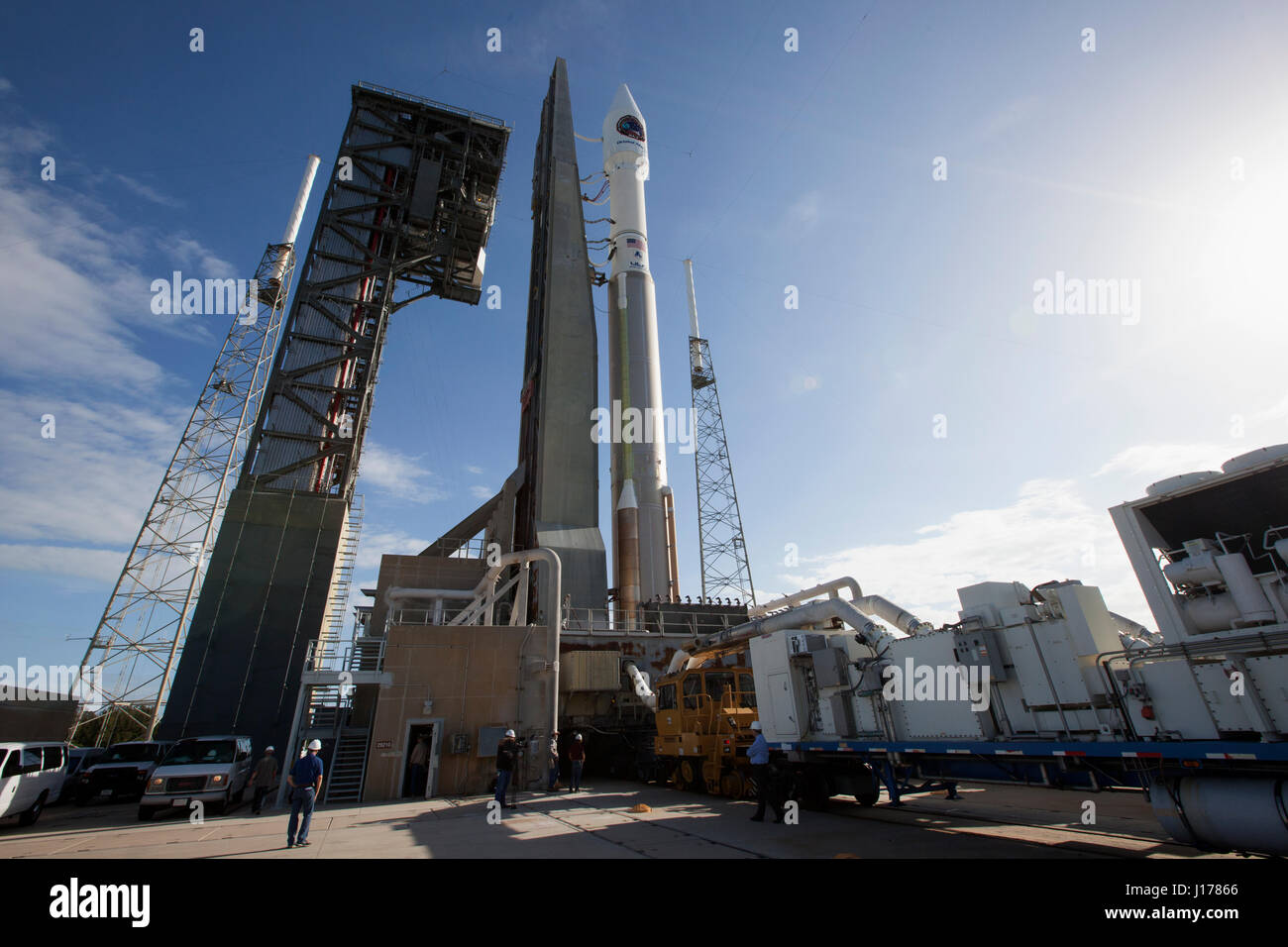 The United Launch Alliance Delta V rocket with the Orbital ATK Cygnus ...