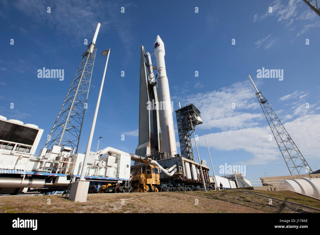 The United Launch Alliance Delta V rocket with the Orbital ATK Cygnus ...