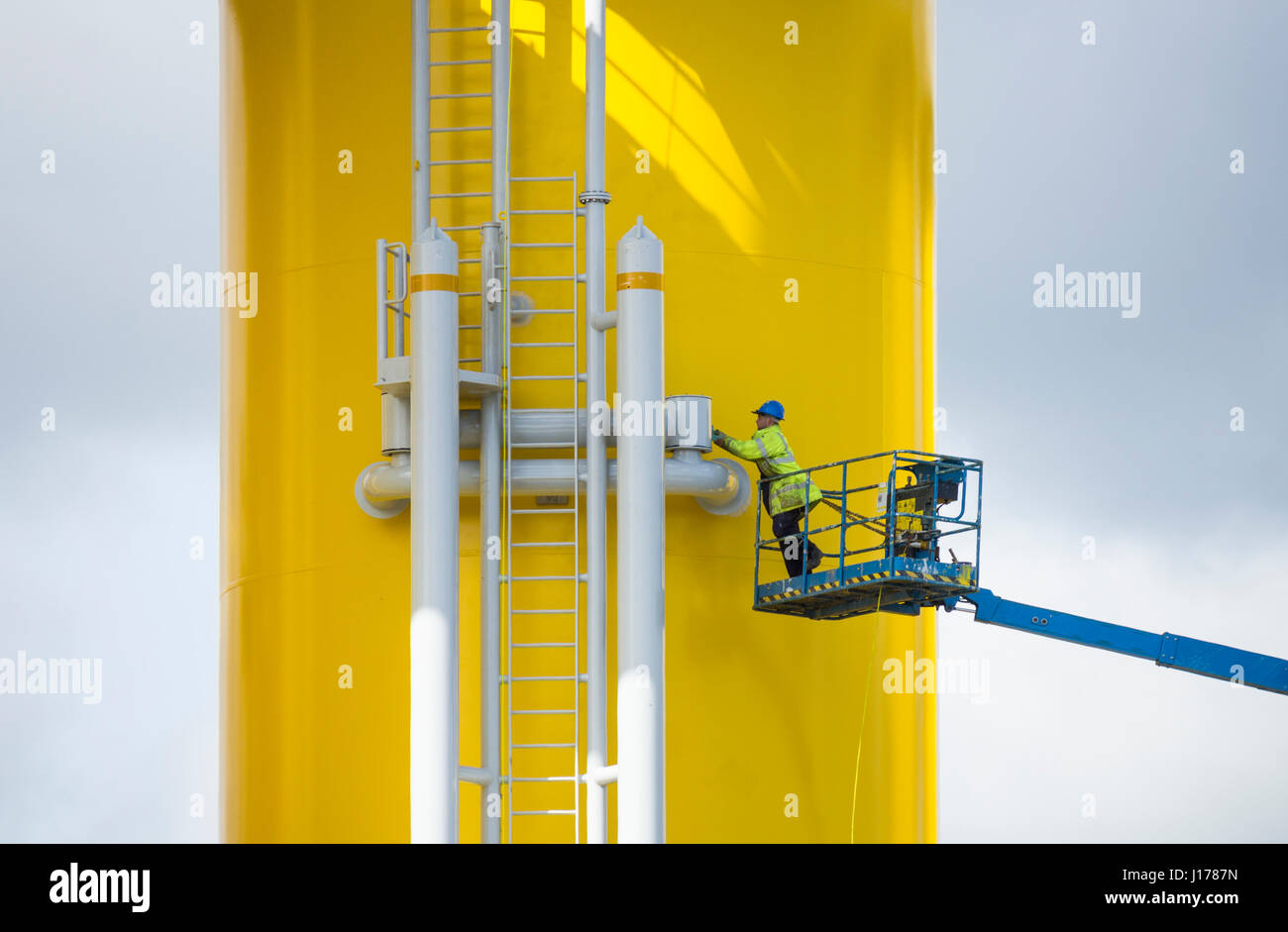 Offshore wind turbine worker hi-res stock photography and images - Alamy
