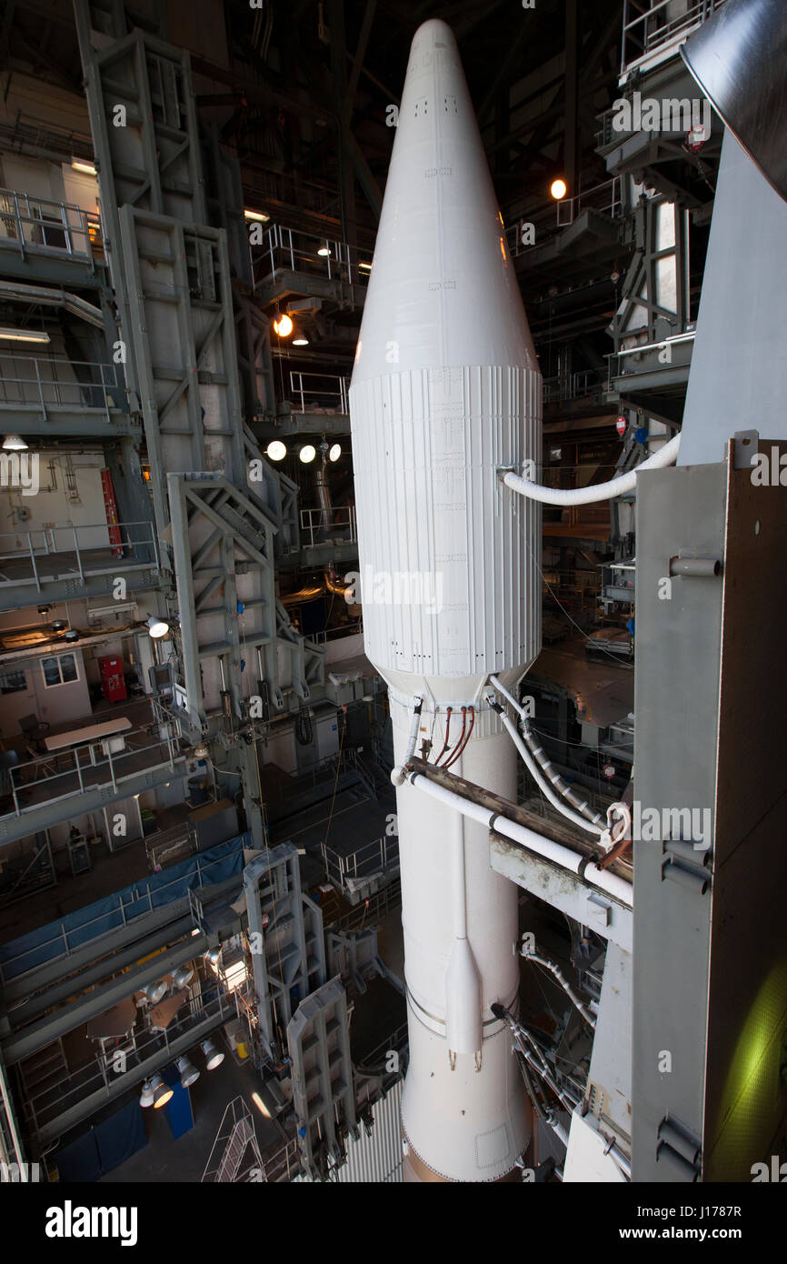 The United Launch Alliance Delta V rocket with the Orbital ATK Cygnus ...