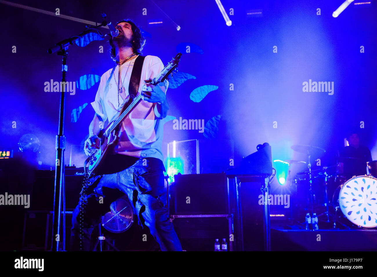 O2 Forum Kentish Town, London, UK 18th April 2017 Kasabian'sSergio ...
