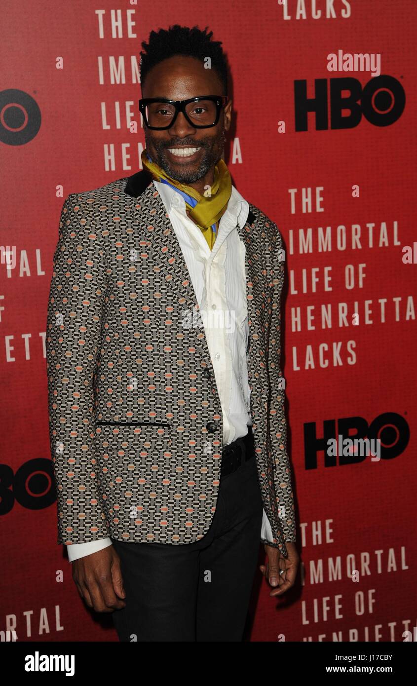 New York, NY, USA. 18th Apr, 2017. Billy Porter at arrivals for THE ...