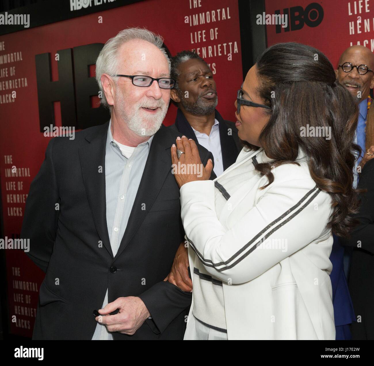 New York, NY, USA. 18th Apr, 2017. Gary Goetzman, Oprah Winfrey at ...