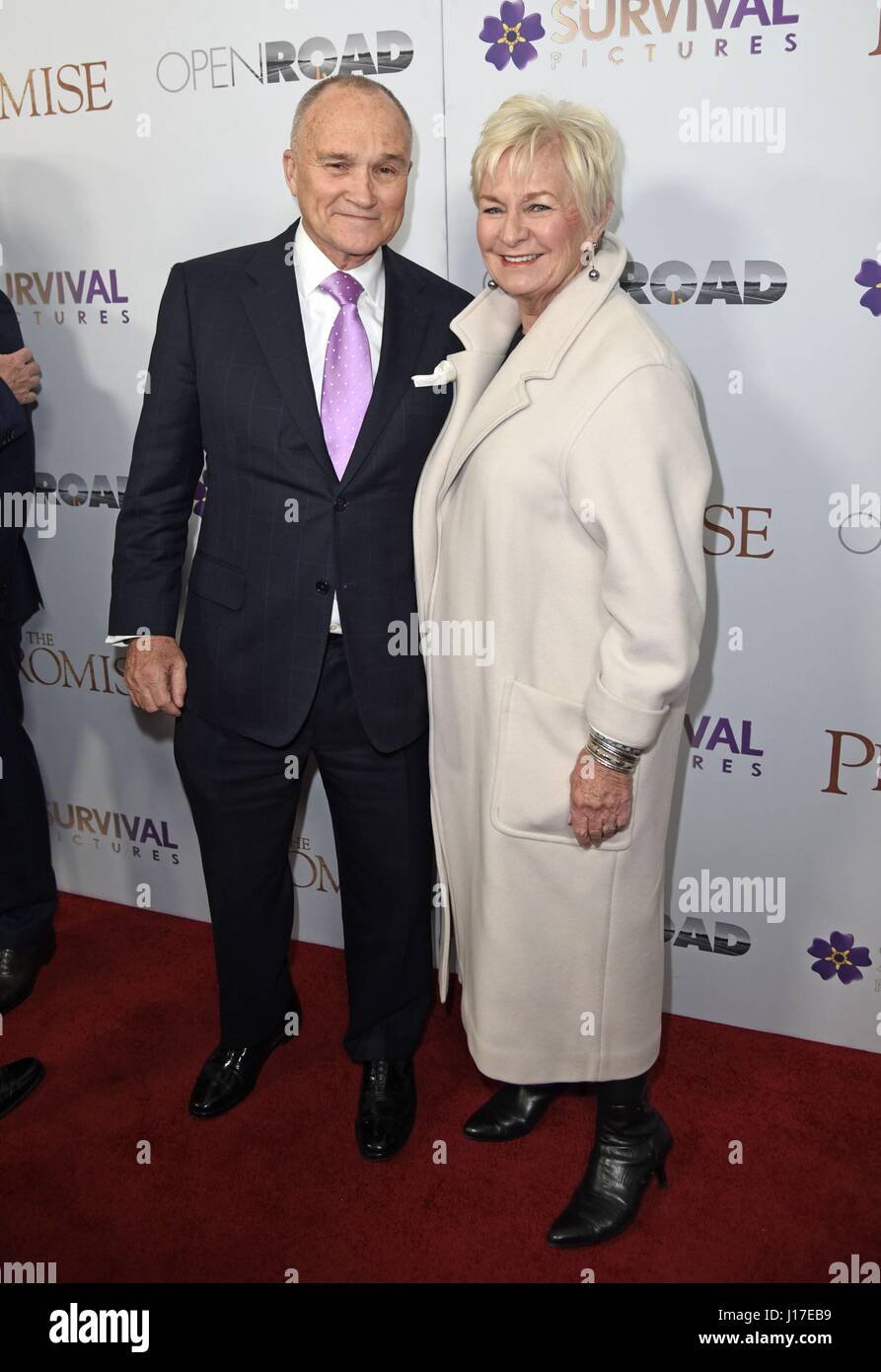 New York, NY, USA. 18th Apr, 2017. Raymond Kelly, Veronica Kelly at ...