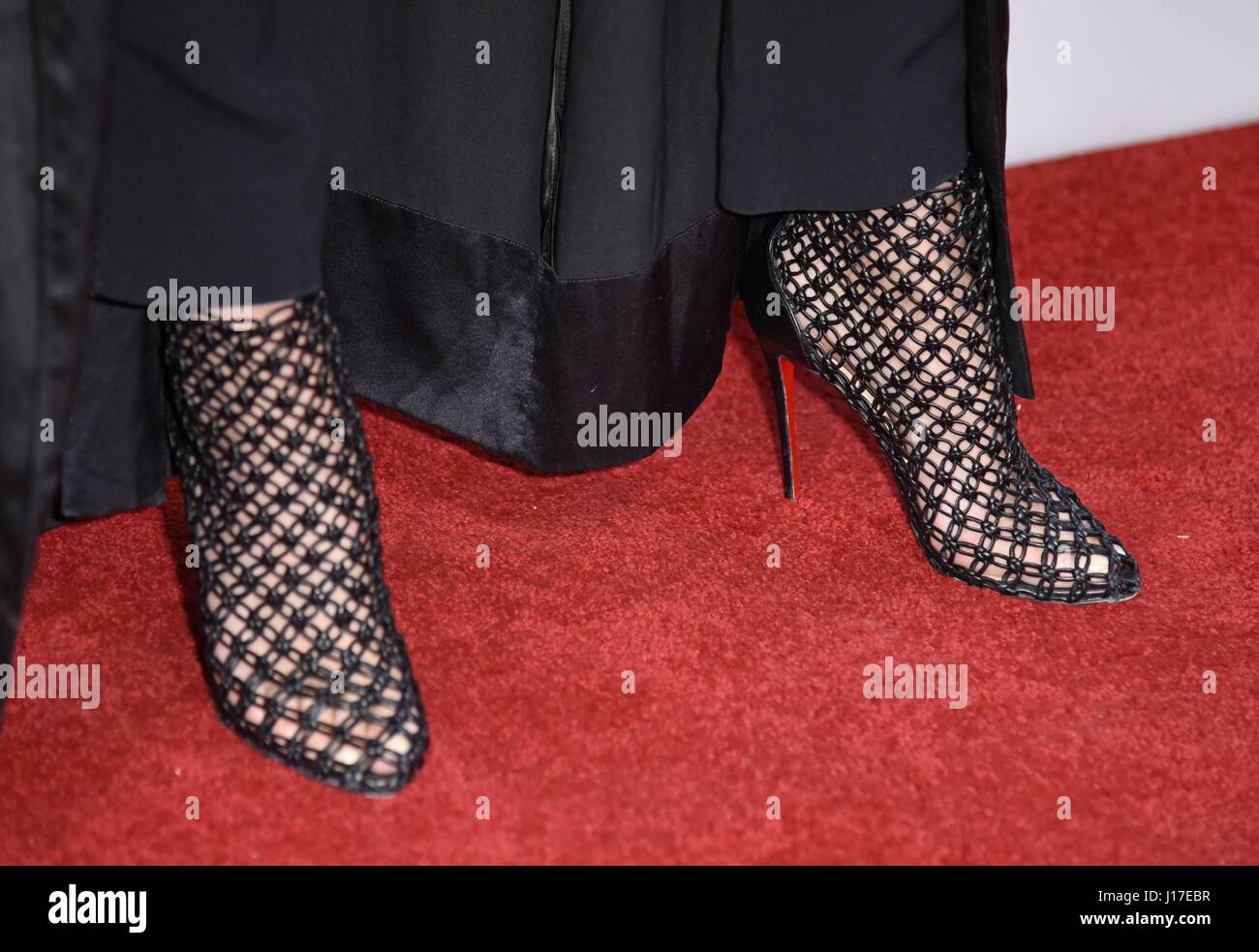 New York, NY, USA. 18th Apr, 2017. Charlotte Le Bon shoe detail at ...