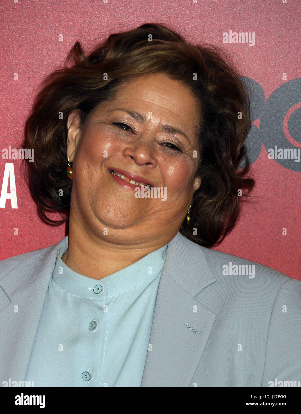 New York, New York, USA. 18th Apr, 2017. Performer ANNA DEAVERE SMITH ...