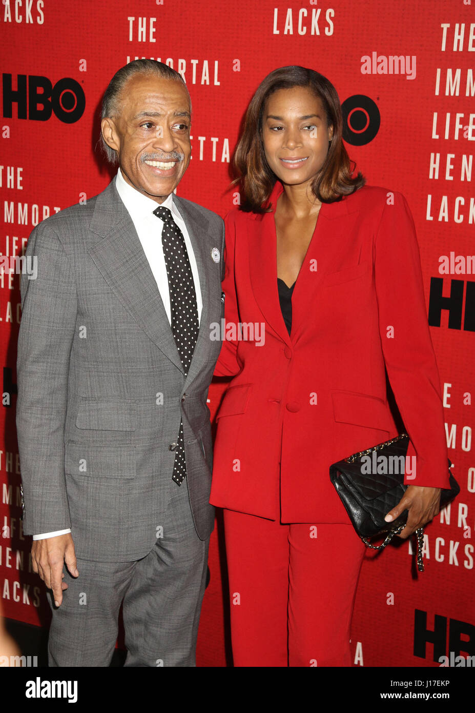 April 18, 2017 - New York, New York, U.S. - REV. AL SHARPTON and AISHA ...