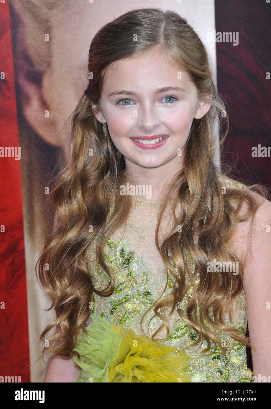 Los Angeles, CA, USA. 18th Apr, 2017. Isabella Kai Rice at arrivals for ...