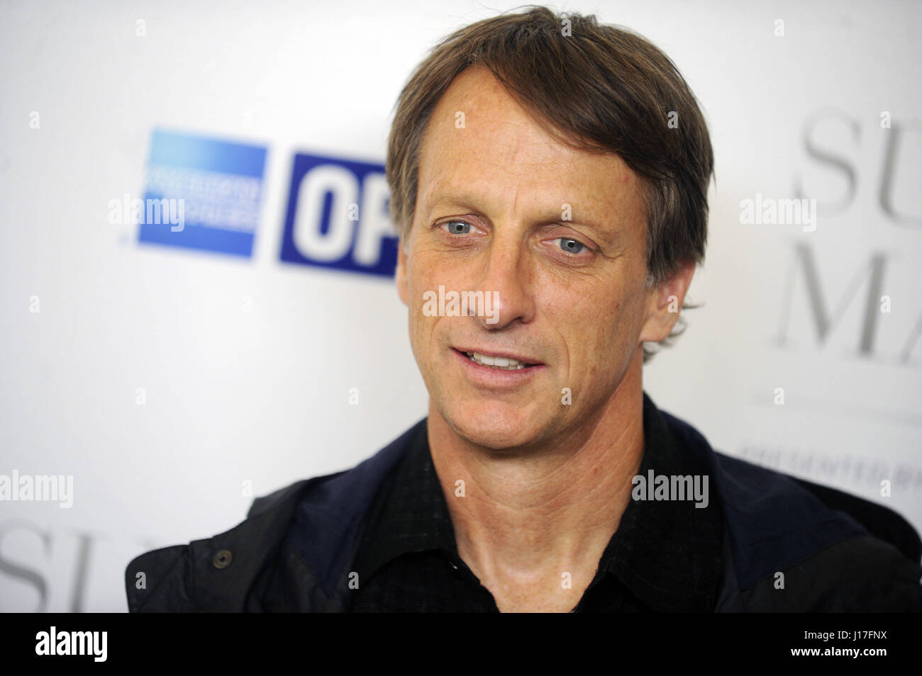 New York City. 17th Apr, 2017. Tony Hawk attends the American Express ...