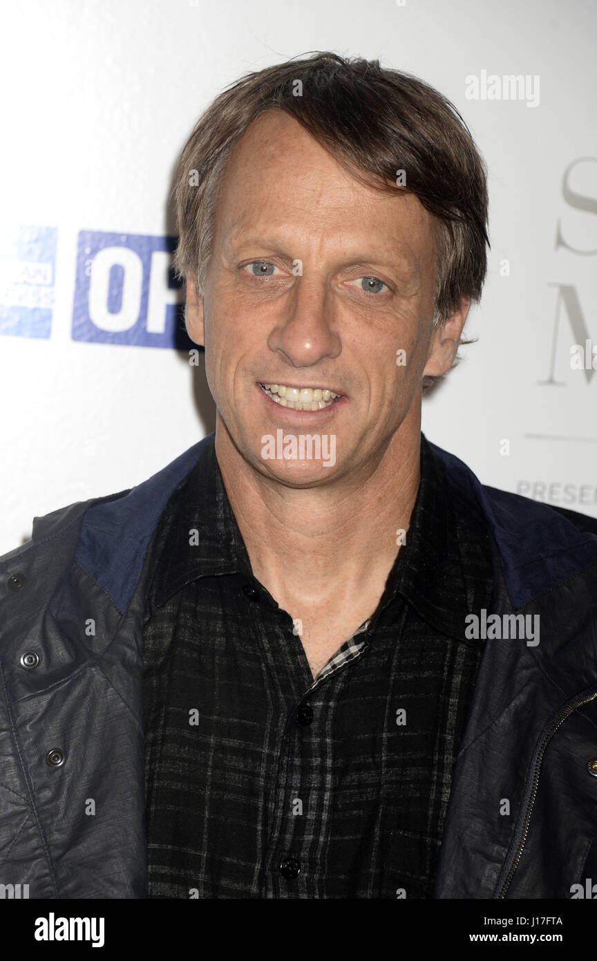 New York City. 17th Apr, 2017. Tony Hawk attends the American Express ...