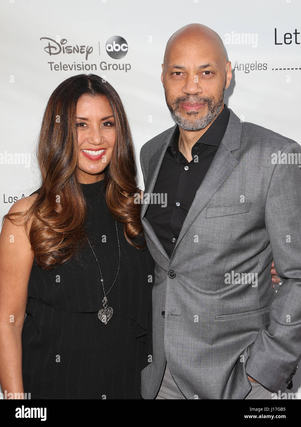 Los Angeles, Ca, USA. 18th Apr, 2017. John Ridley, Gayle Ridley, At ...