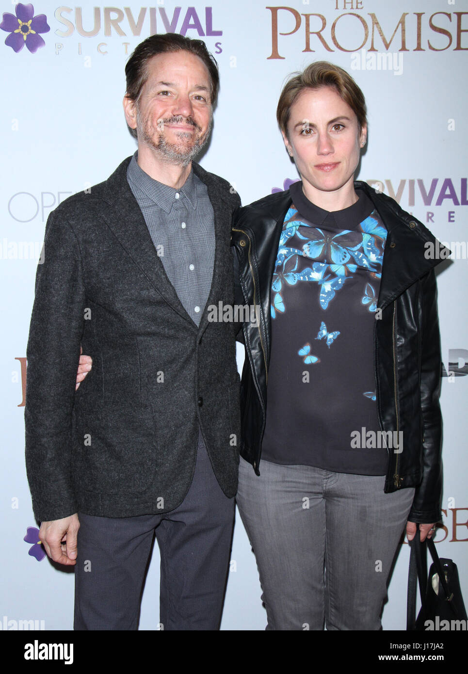 New York, USA. 18th Apr, 2017. Frank Whaley and Heather Bucha attend ...