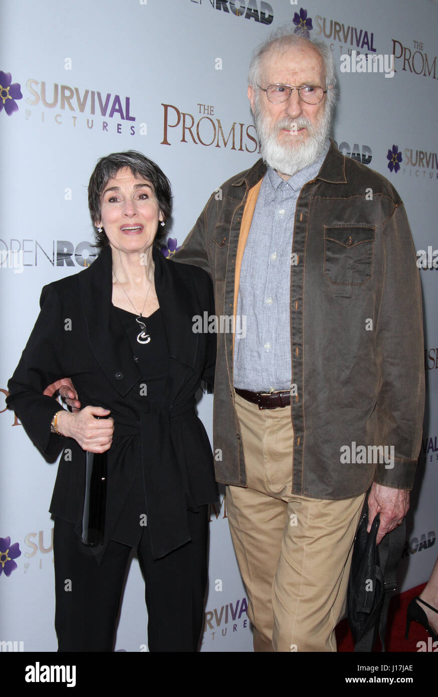 New York, USA. 18th Apr, 2017. Anna Stuart, James Cromwell attend ...