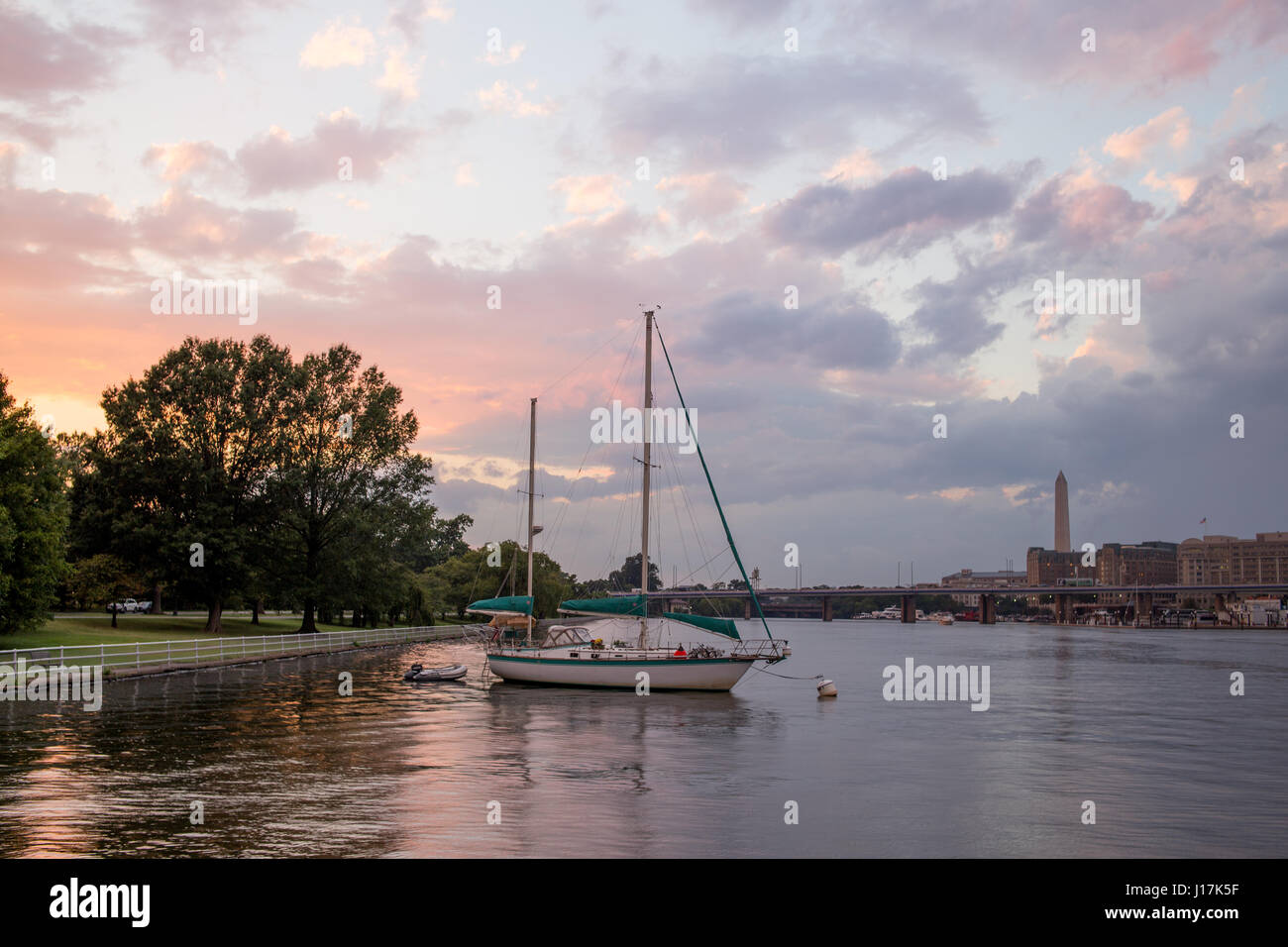 Moorings, Washington Channel Stock Photo - Alamy