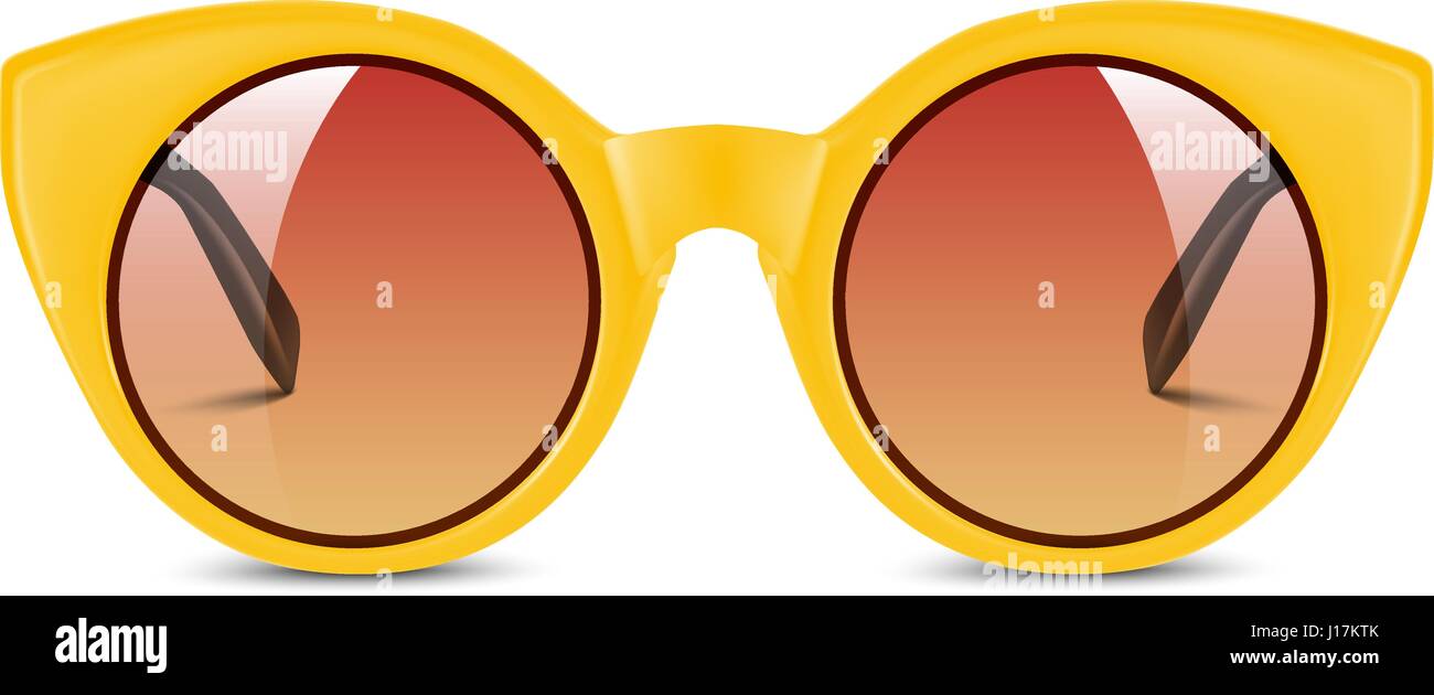 realistic vector illustration of sunglasses Stock Vector Image & Art ...