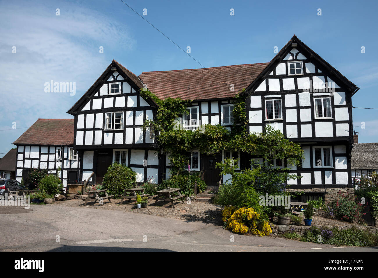The 700 years old New Inn, is a hotel and pub in Pembridge village on ...