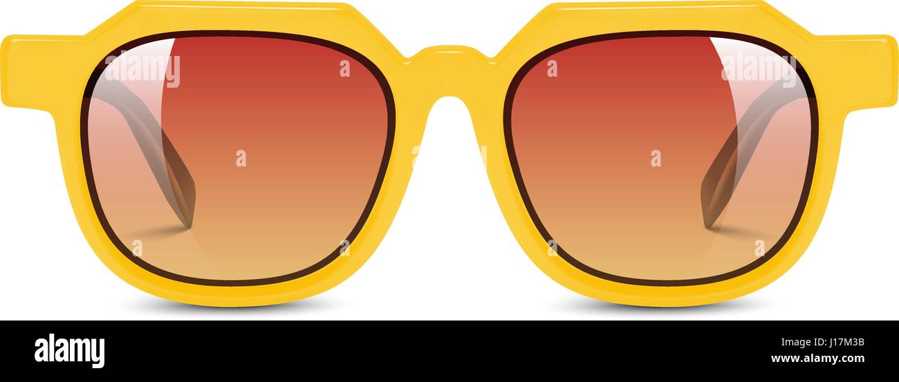 realistic vector illustration of sunglasses Stock Vector Image & Art ...